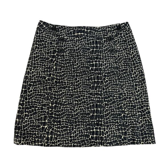 Worth | Skirts | Worth Black White Grey Animal Print Flare A Line Knee ...